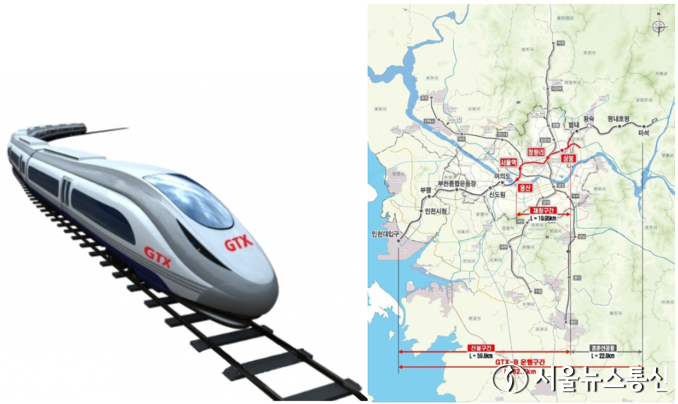 GTX-B 용산↔상봉 4공구 공사, KCC건설 선정... 내년 상반기 착공 - 서울뉴스통신